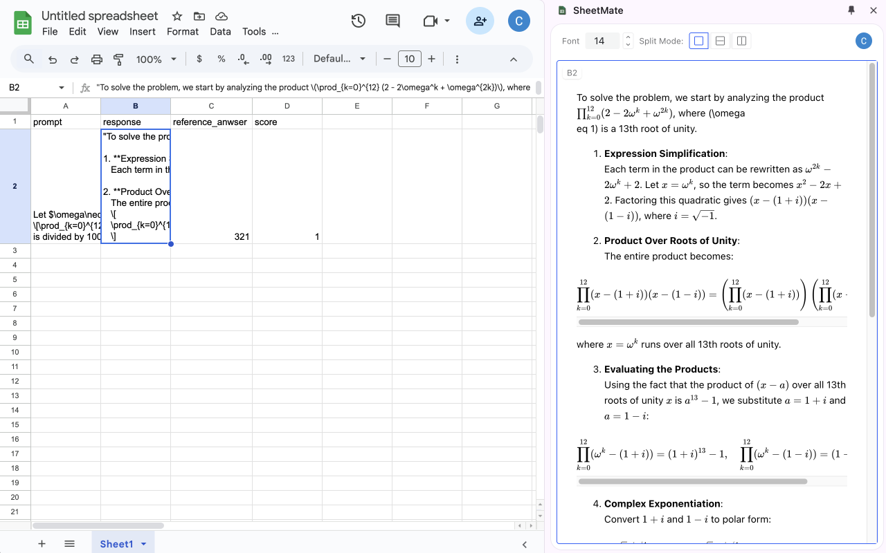 SheetMate - Enhance Your Spreadsheet with Smart Cell Preview